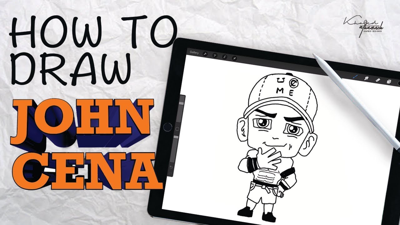 HOW TO DRAW John Cena | WWE - YouTube
