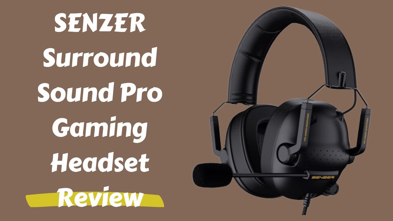 SENZER SG500 Surround Sound Pro Gaming Headset: Immerse in Gaming Glory ...