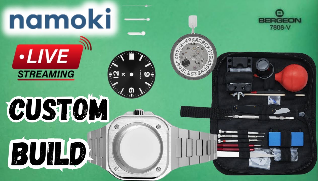 Building a Watch live / Namoki Mod kit part 1 - YouTube