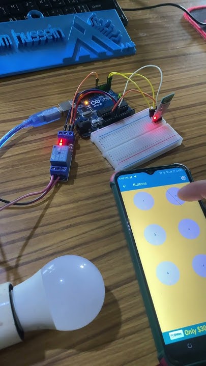 Arduino with Relay and Bluetooth HC-06 #akramslab #arduino #projects - YouTube