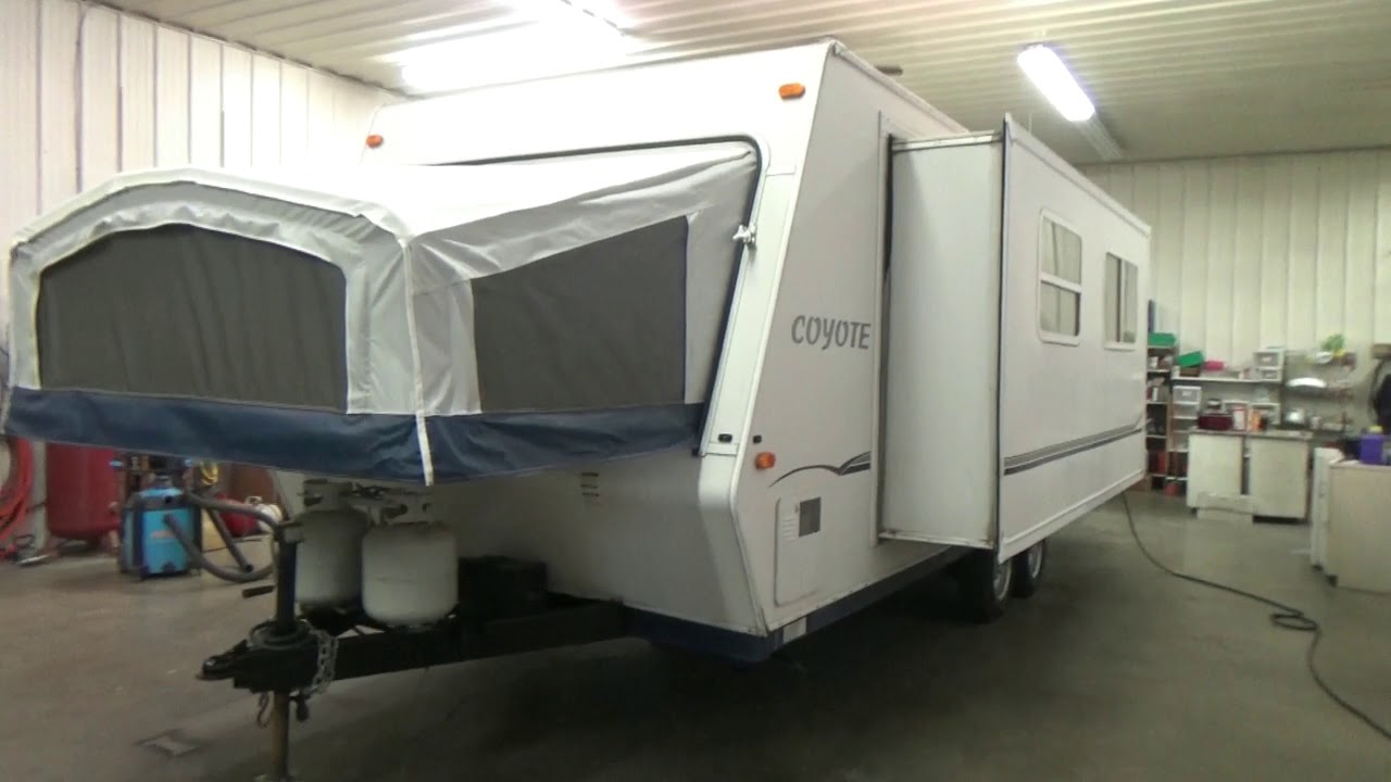 Fremont RV Center, Inc - 2002 KZ Coyote 22CP Hybrid Travel Trailer ...