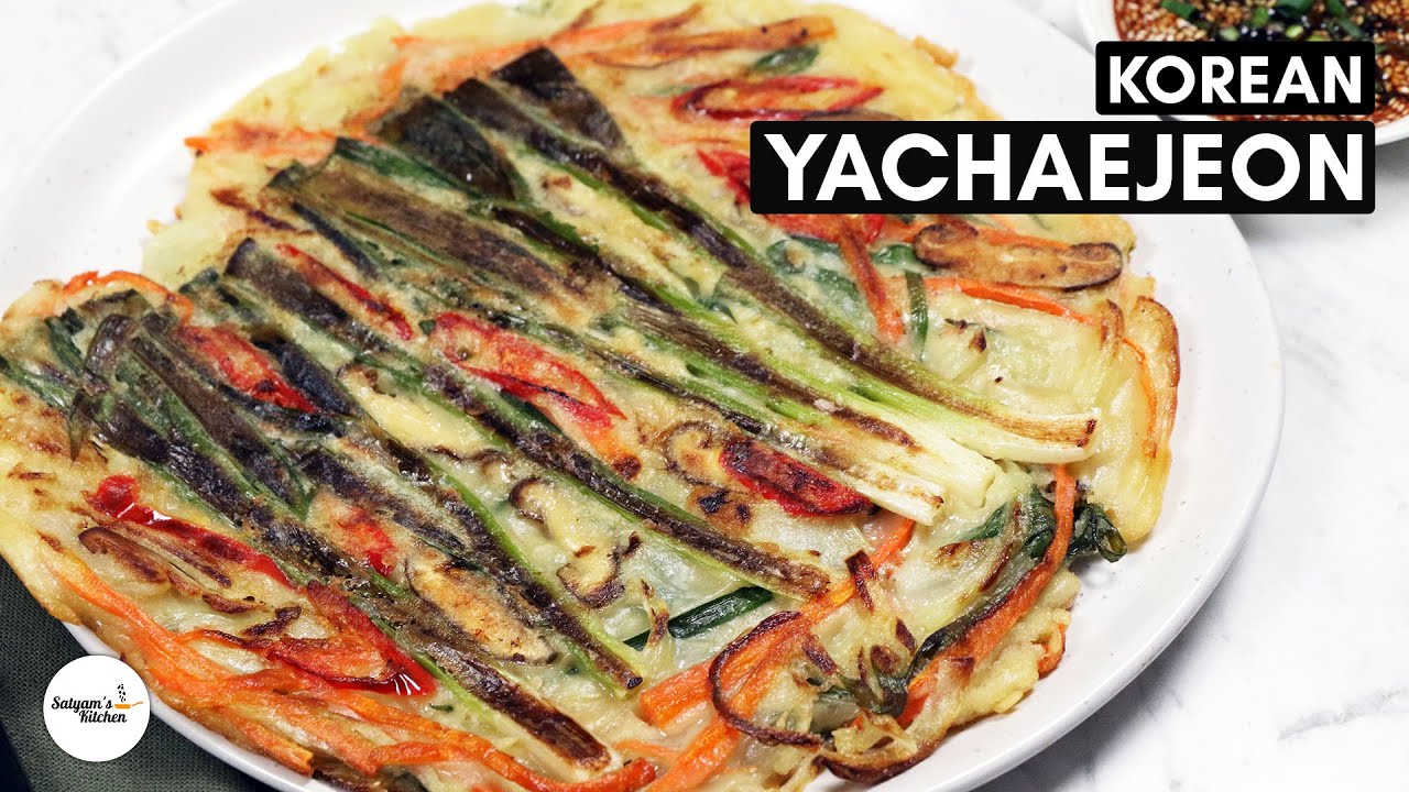 Yachaejeon | Korean Yachaejeon | Korean Vegetable Pancake | Korean ...