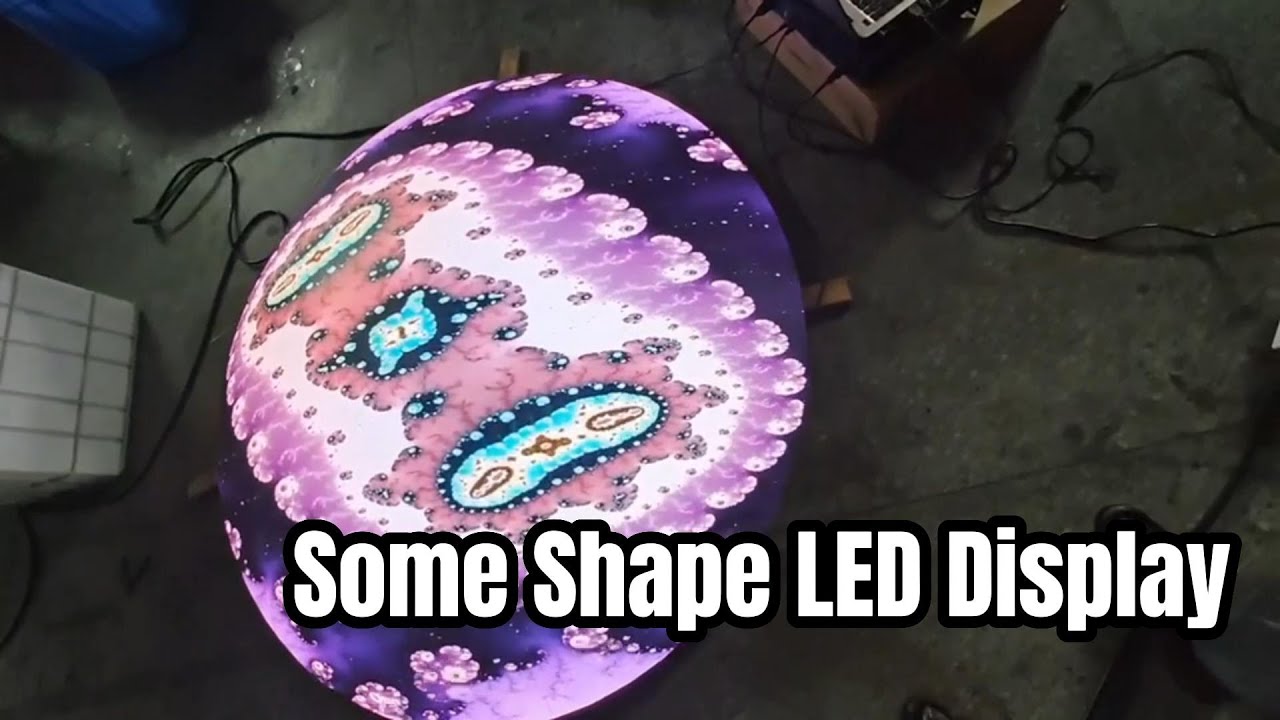 Dome Shape LED Display - YouTube