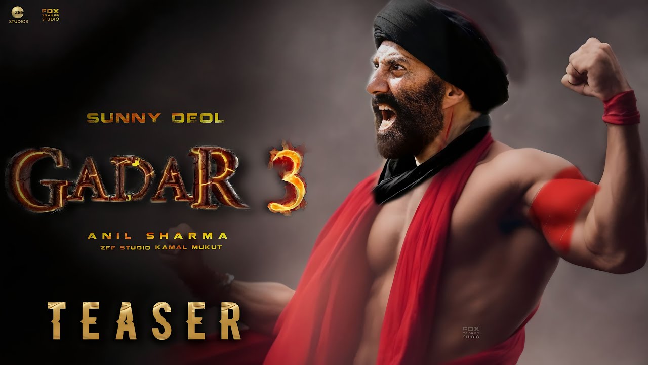 GADAR 3 | Announcement Teaser | News | Sunny deol | Fox Trailer studio ...