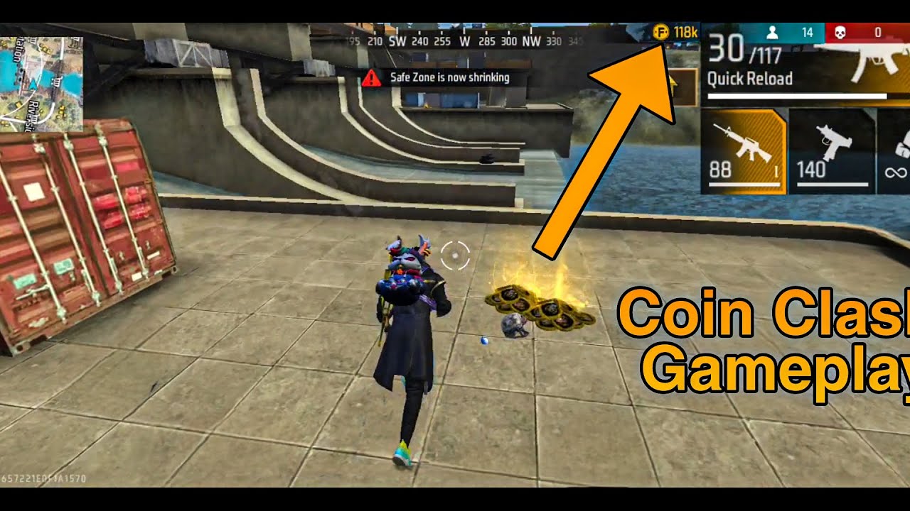 Free Fire Coin clash Gameplay Try World Record 🎯 || Garena free fire # ...