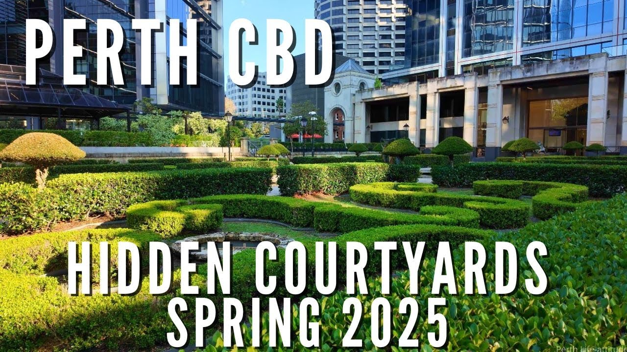 Perth CBD Hidden Courtyards Walk 2025 Spring — Forrest Centre & St ...