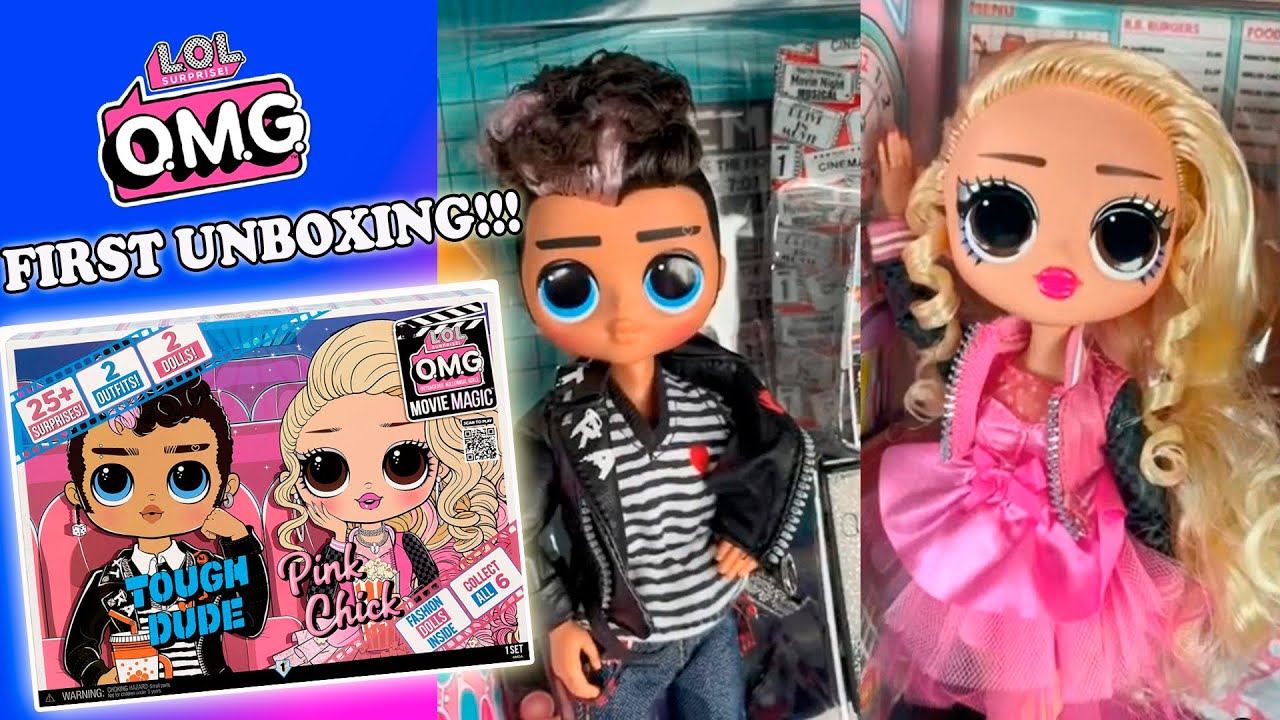 FIRST LOOK at Tough Dude & Pink Chick LOL Surprise OMG Movie Magic 2 ...