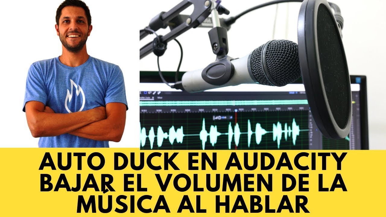 Auto duck en Audacity: bajar volumen hablar automático podcast - YouTube
