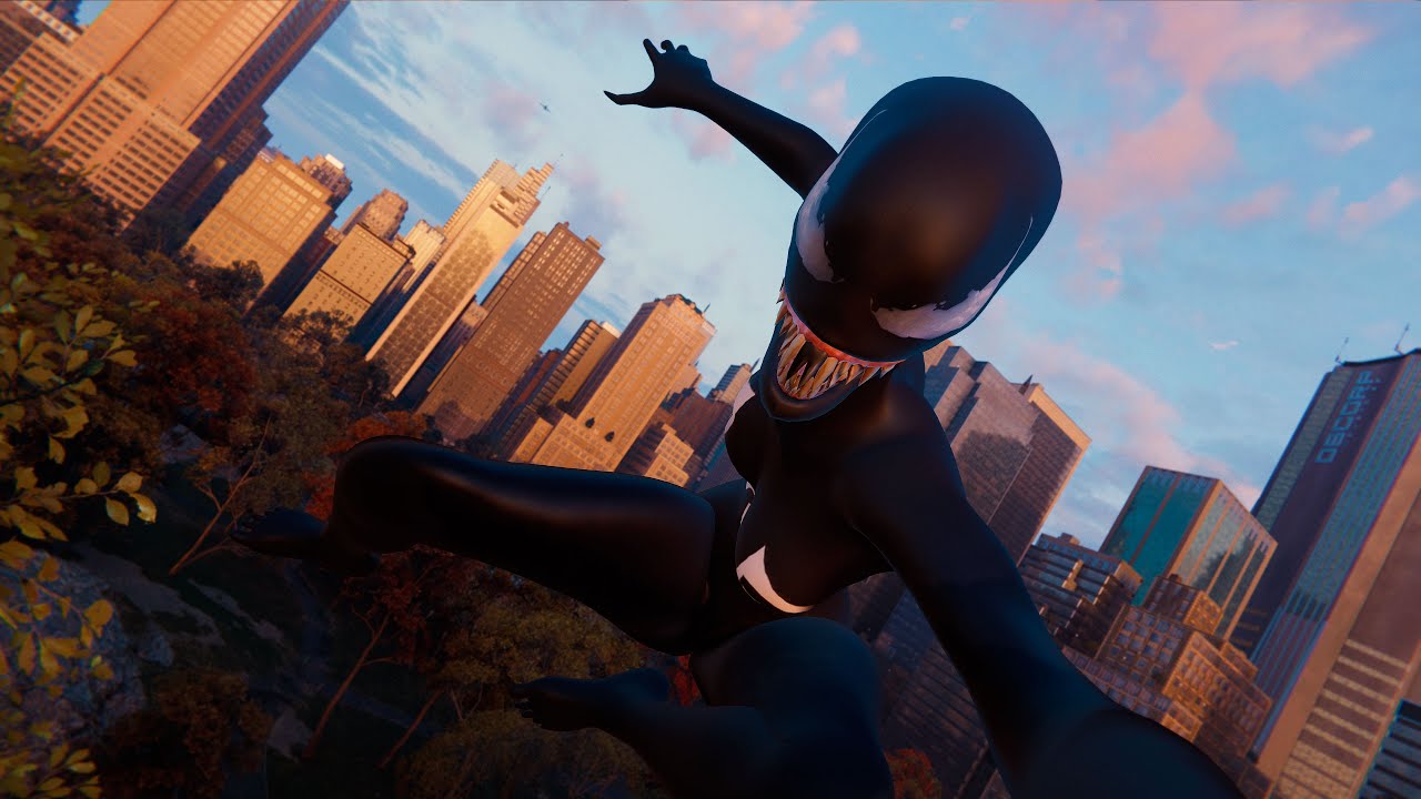 Marvel's Spider Man Remastered PC Lady Venom Mod - YouTube