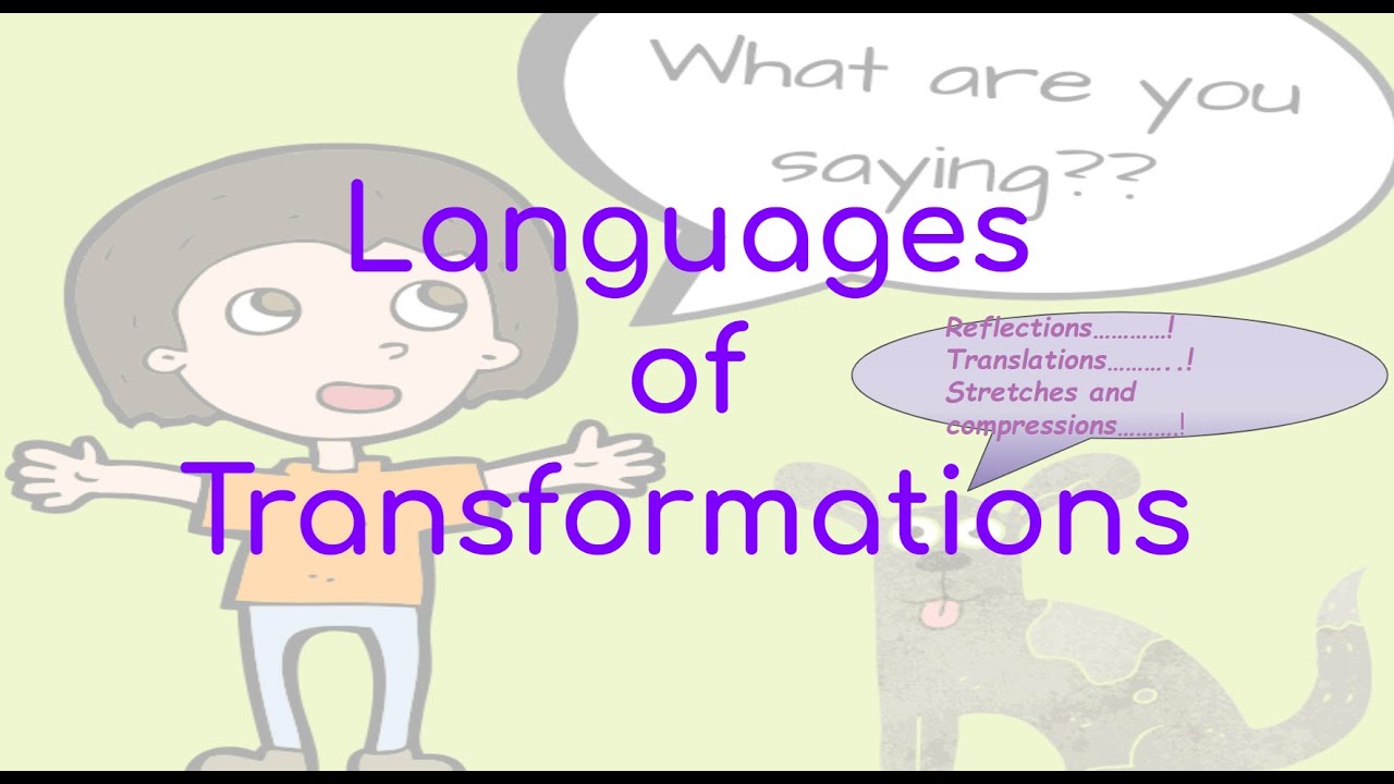Languages of Transformations - YouTube