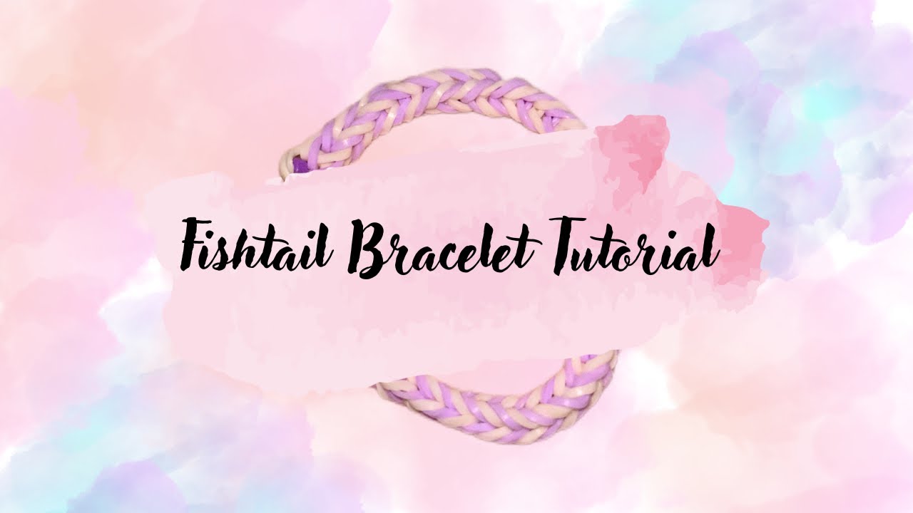 Fishtail Rubber Band Bracelet Tutorial - YouTube