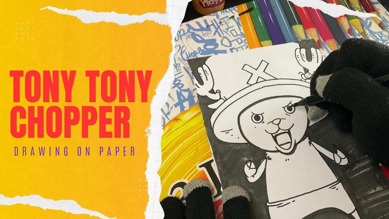 Drawing on Paper - Tony Tony Chopper | One Piece ‼️ #tonytonychopper # ...