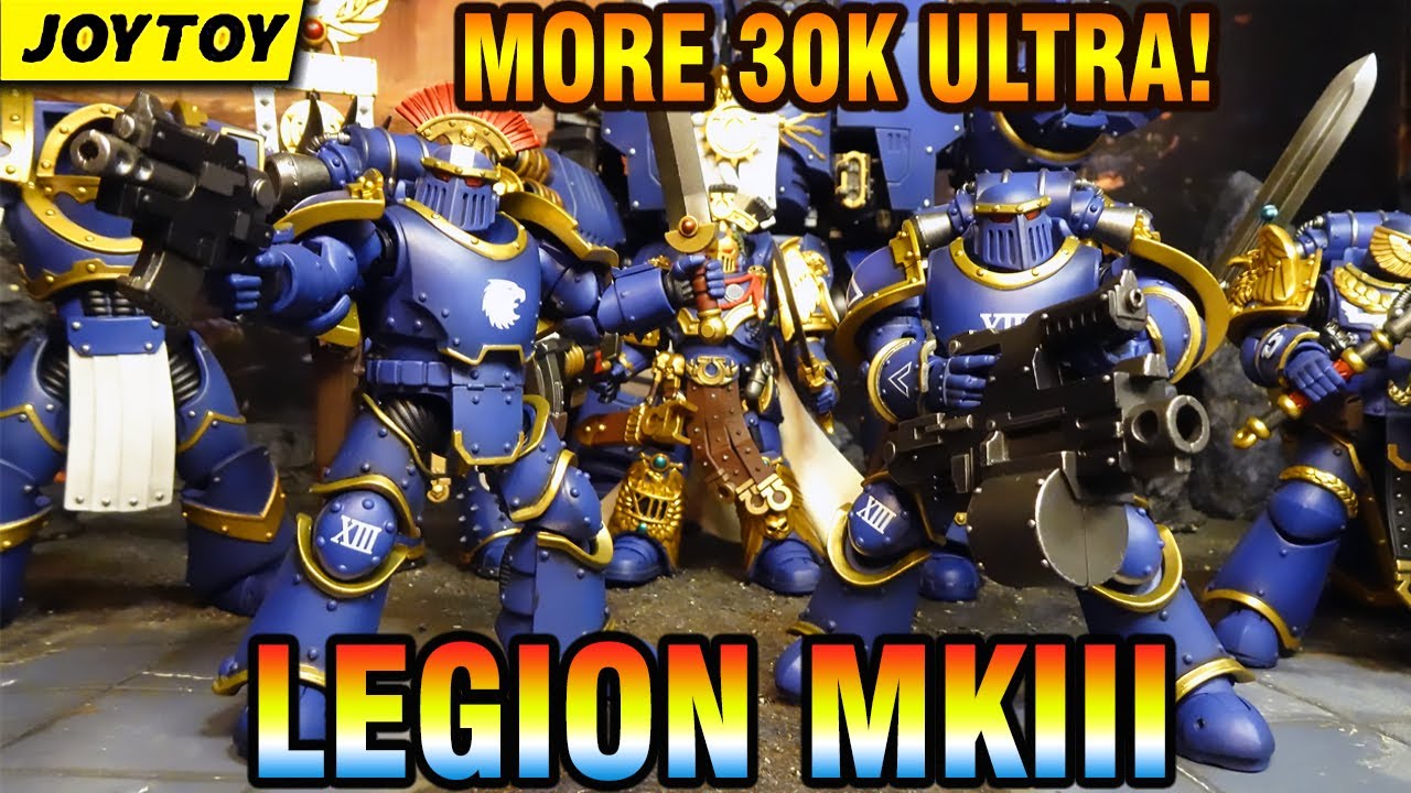 Joytoy Ultramarines 30K Horus Heresy MKIII Tactical Squad - YouTube