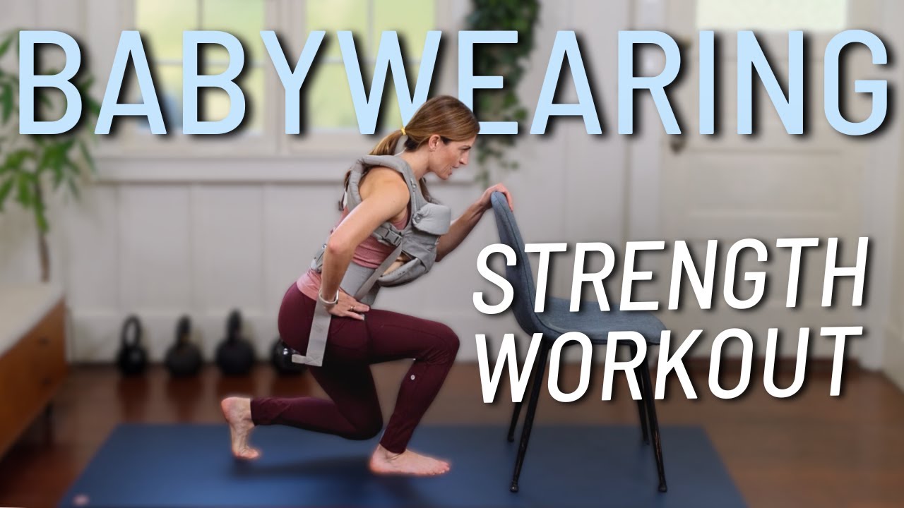 5 Min. Postpartum Strength Workout with Baby // Bodyweight - YouTube