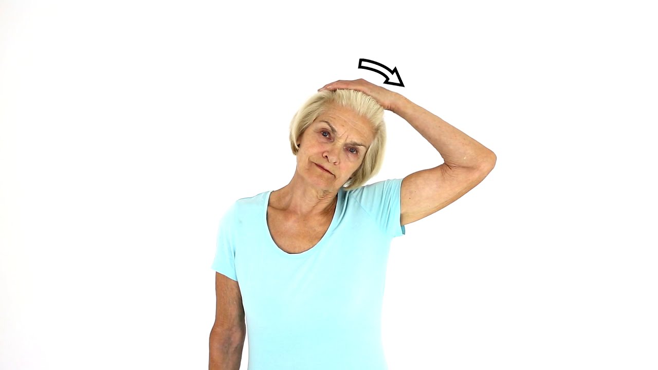 Senior: Neck Side Flexion Overstretch - YouTube
