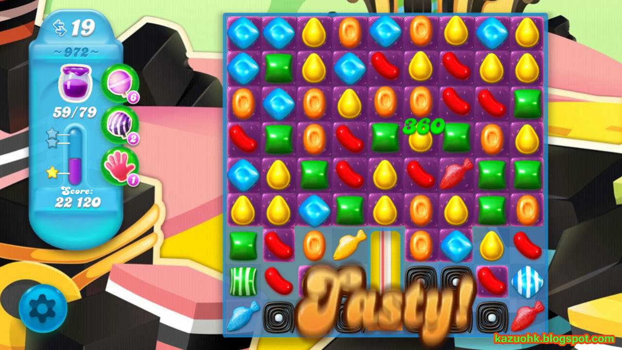 Candy Crush Soda Saga Level 972 (3 Stars, No boosters) - YouTube