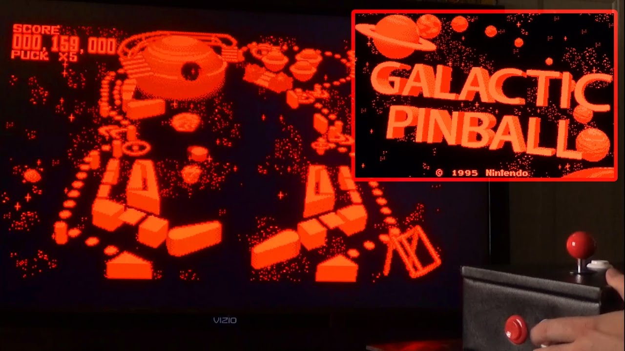 Galactic Pinball (Virtual Boy) on Mednafen - YouTube