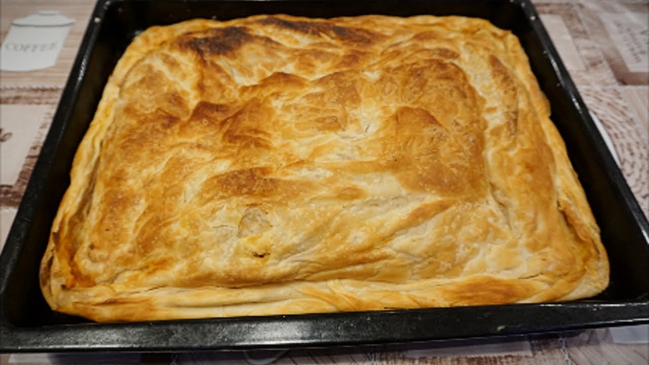 Lakror-pite-byrek tradicional me domate, sipas recetes se nenes sime ...