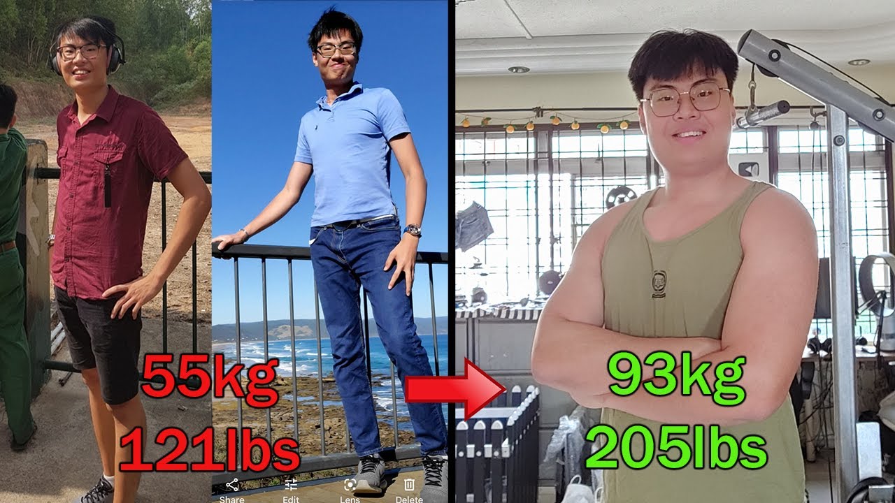 How I gain weight as a Singaporean / South-East Asian | 55 - 93kg in 2 ...