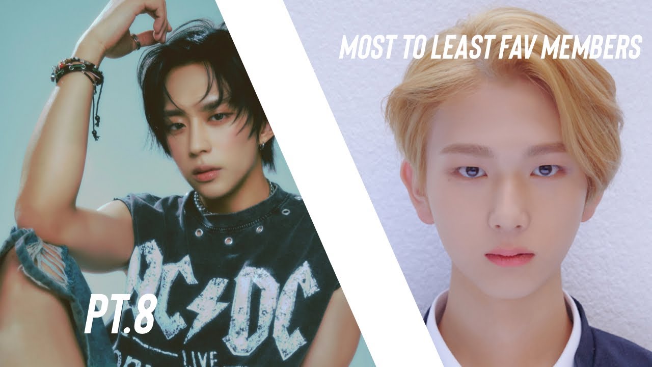 my most to least favourite members in every group (pt.8, 8 member ...
