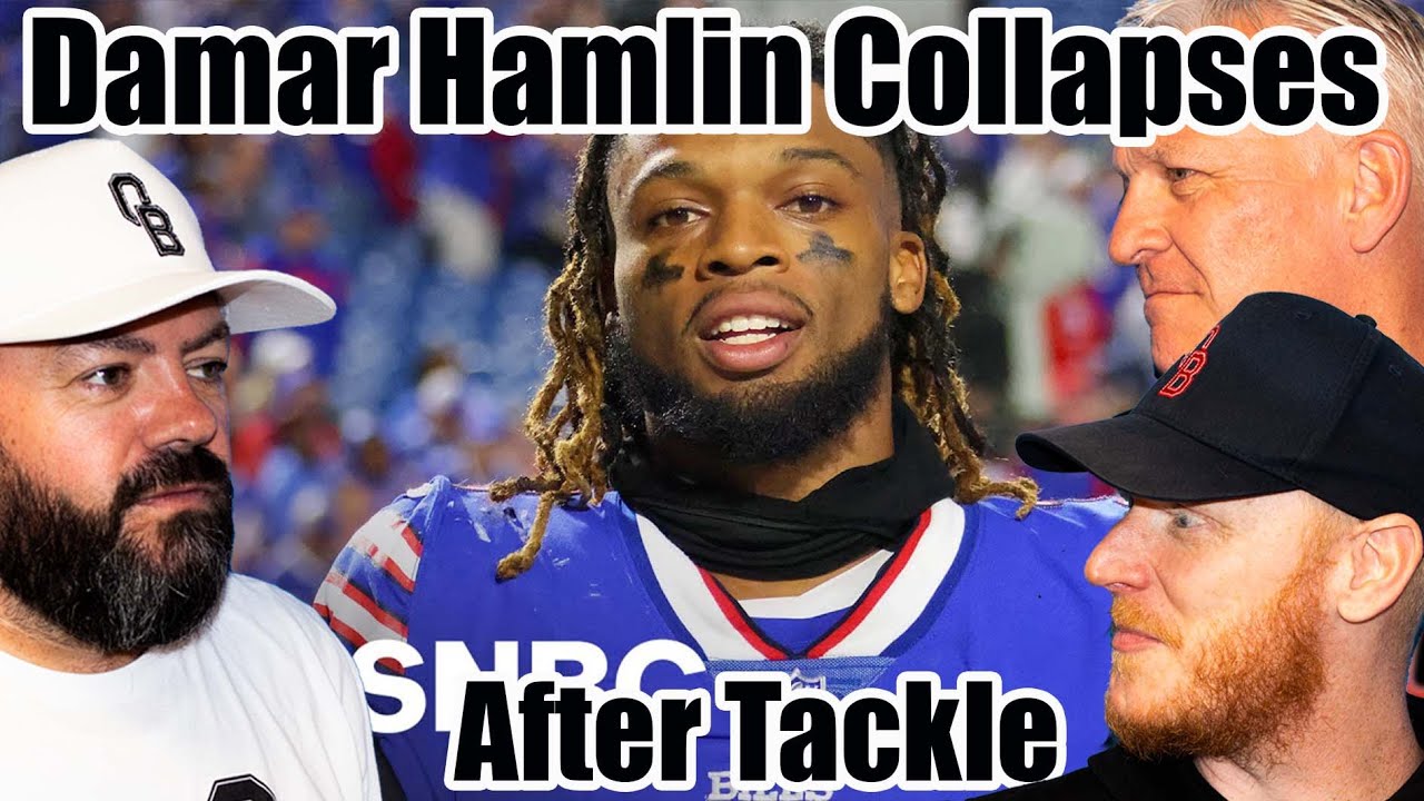 Terrifying Moment Bills' Damar Hamlin Collapses After Tackle REACTION ...