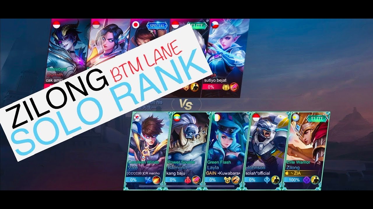 ZIA | Gameplay | Zilong Aggressive Play ( Solo Ranked Moments ...