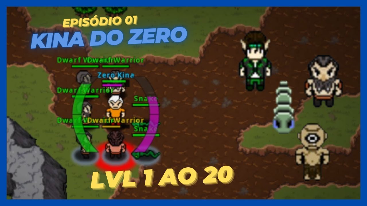 Kina do Zero #01 - Level 01 ao 20, tasks iniciais e primeiros passos no ...