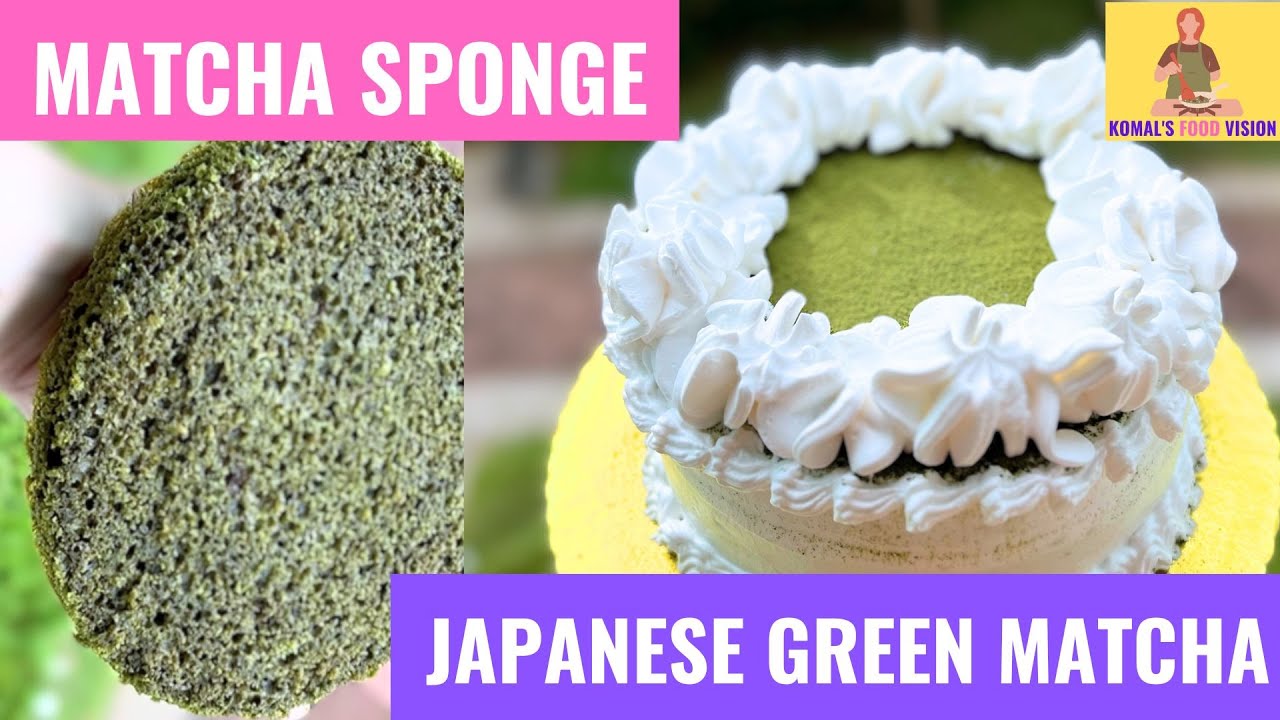 Amazing Matcha Green Tea Cake| Japanese Green Matcha Cake| Matcha ...