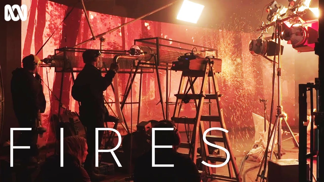 Working with a 'dream screen' to recreate fire scenes on set | FIRES ...