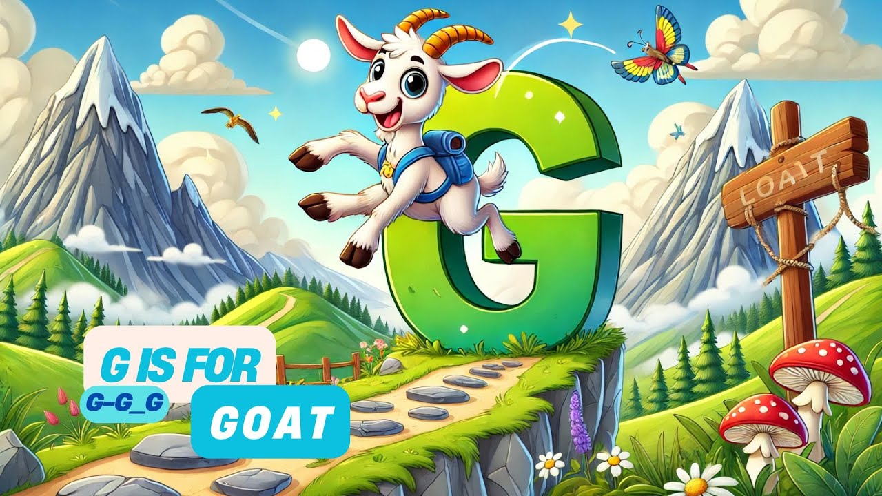 G is for Goat - Fun Alphabet Song for Kids | Learn Phonics & the Letter ...