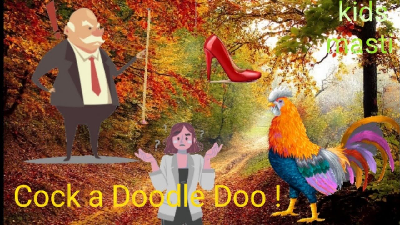 Cock a Doodle Doo ! | English Rhyme | kids video | kids masti - YouTube
