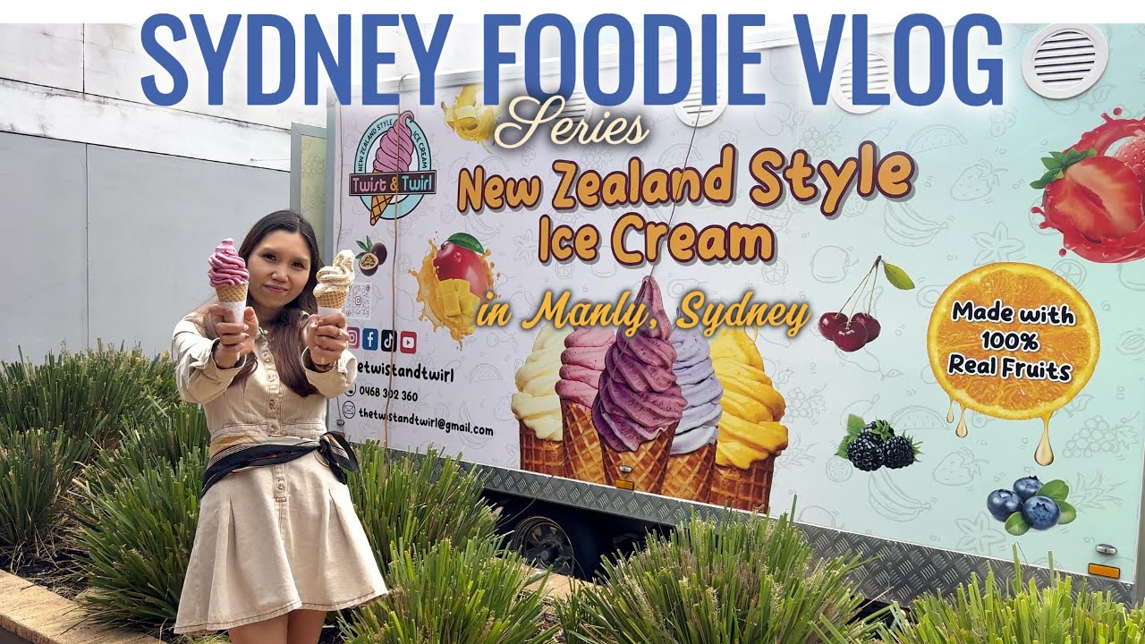Sydney Foodie Vlog: Trying out New Zealand style ice cream (100% Real ...