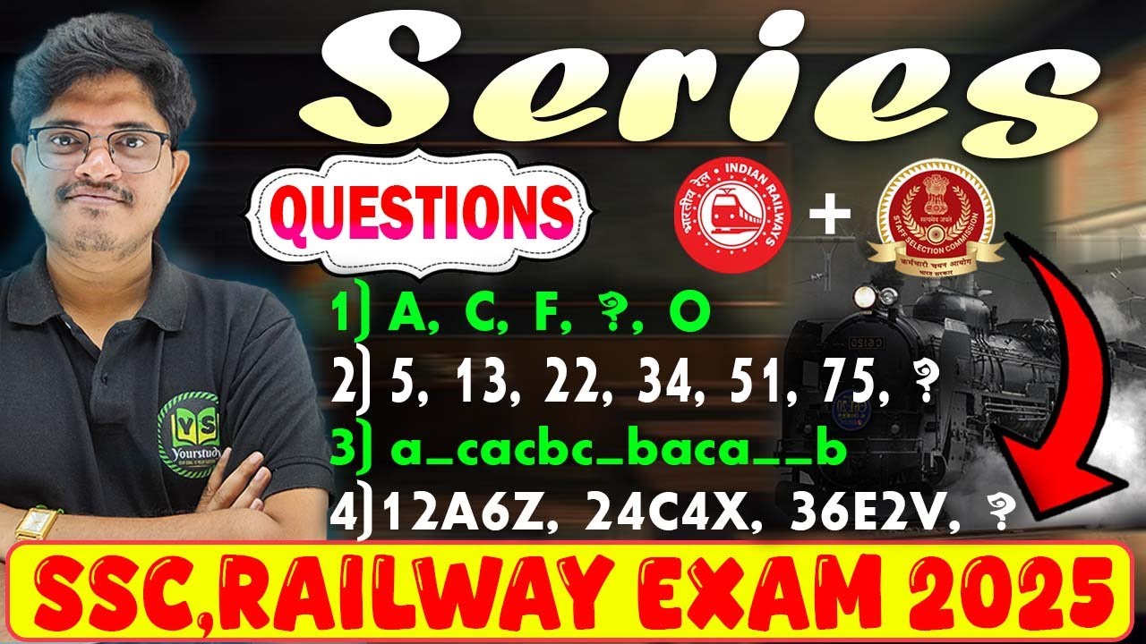 Series | Continuous Pattern Series | Reasoning Class in Bengali ...