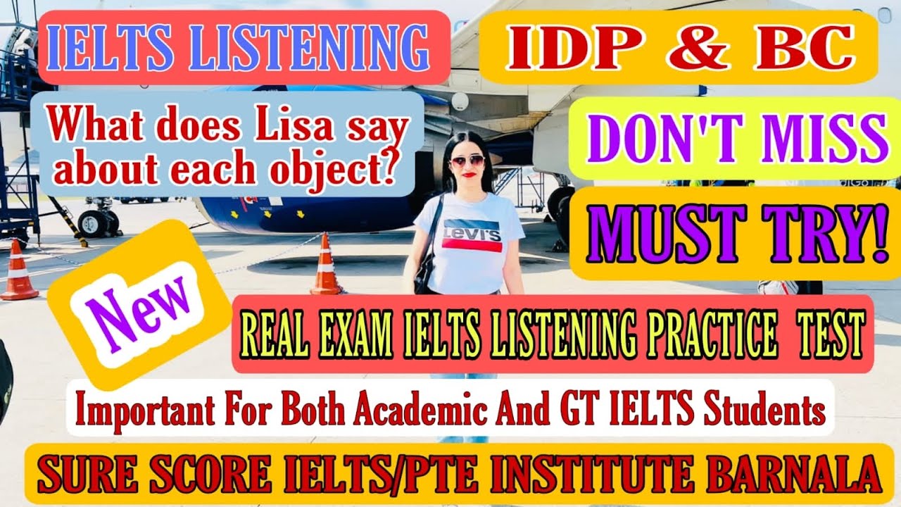 IELTS listening practice test | real exam listening test IDP | IDP ...