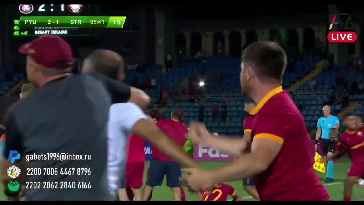 Pyunik - Struga 3-1. Conference League - YouTube