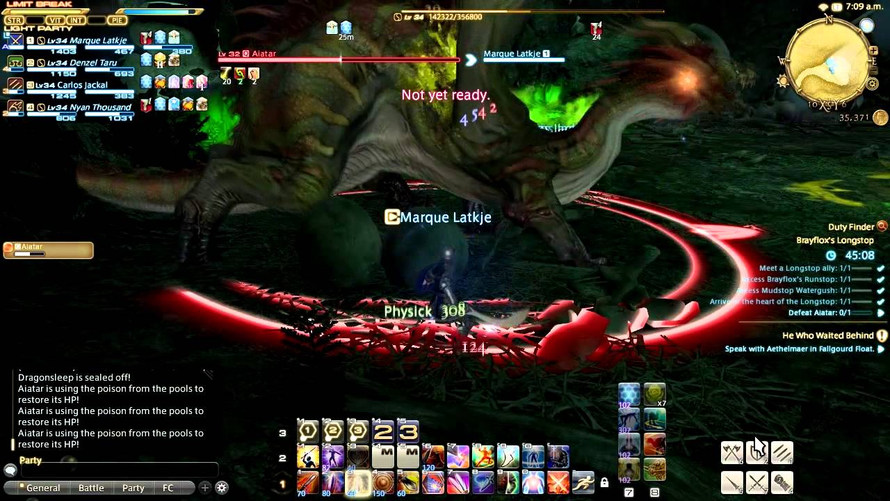 Final Fantasy XIV A Realm Reborn Aiatar fight - YouTube