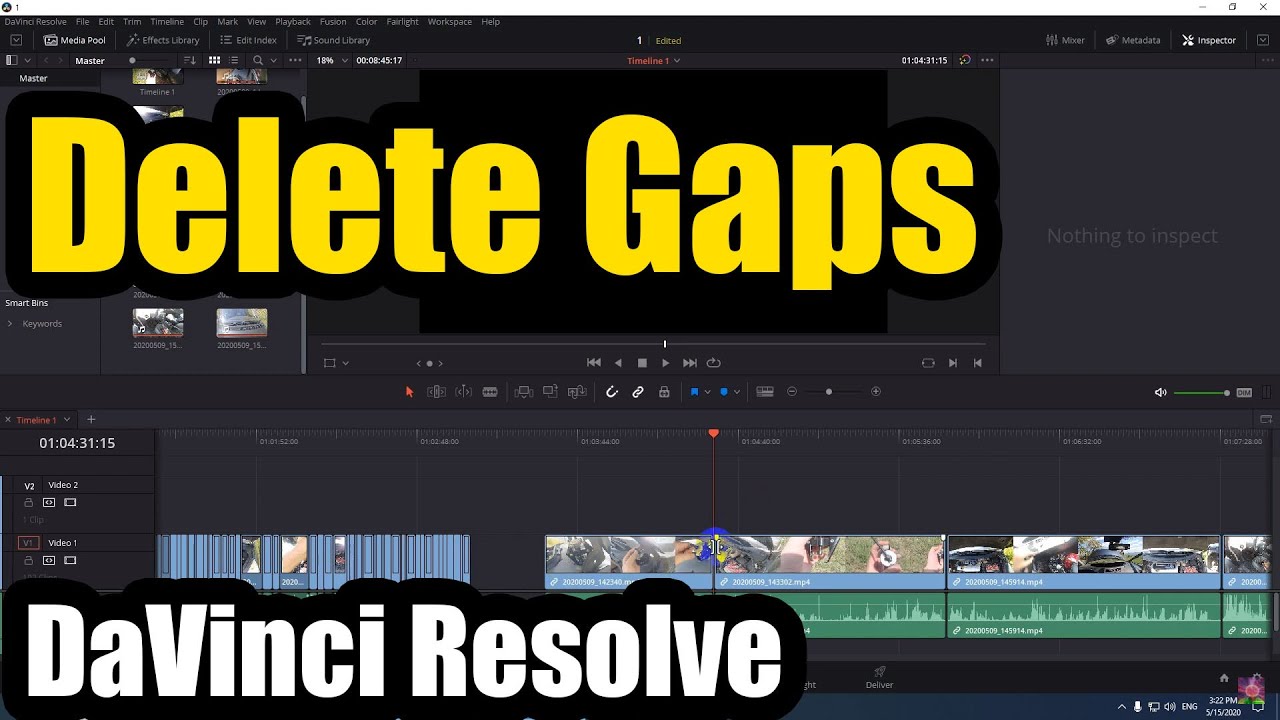 How To Delete Multiple Gaps At Once In DaVinci Resolve Edit Delete how-to-delete-multiple-gaps-at-once-in-davinci-resolve-edit-delete