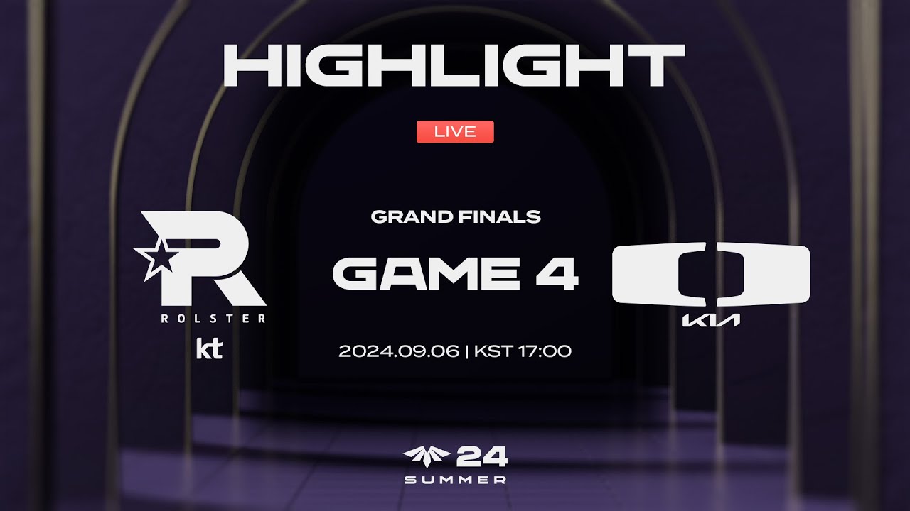 KT vs. DK 게임4 하이라이트 | 09.06 | 2024 LCK CL 서머 스플릿 - YouTube