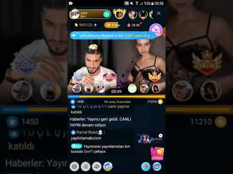 Bigo live özer kafasında yumurta kıriyor
