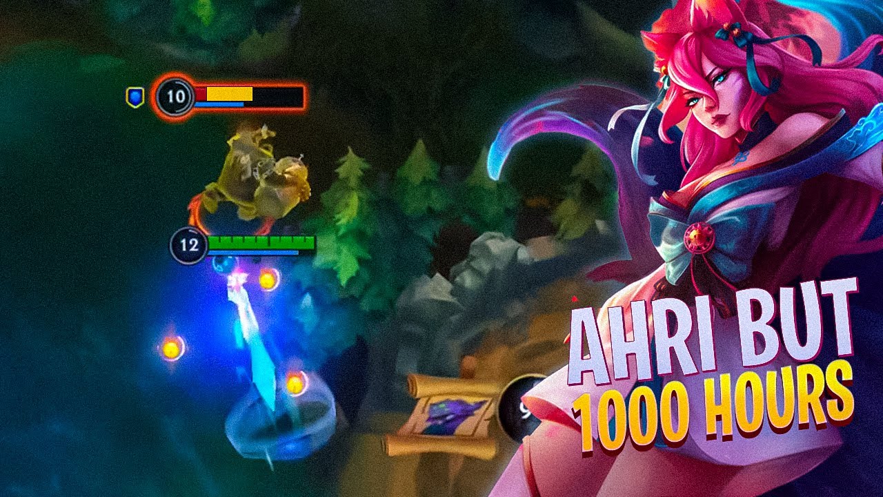 what 1,000 hours of playing ahri in wild rift looks like - YouTube
