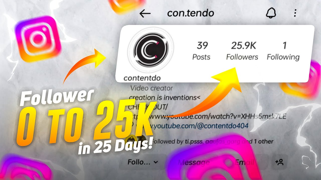 This is How I reached from 0 to 25,000 followers in just 25 days! - YouTube