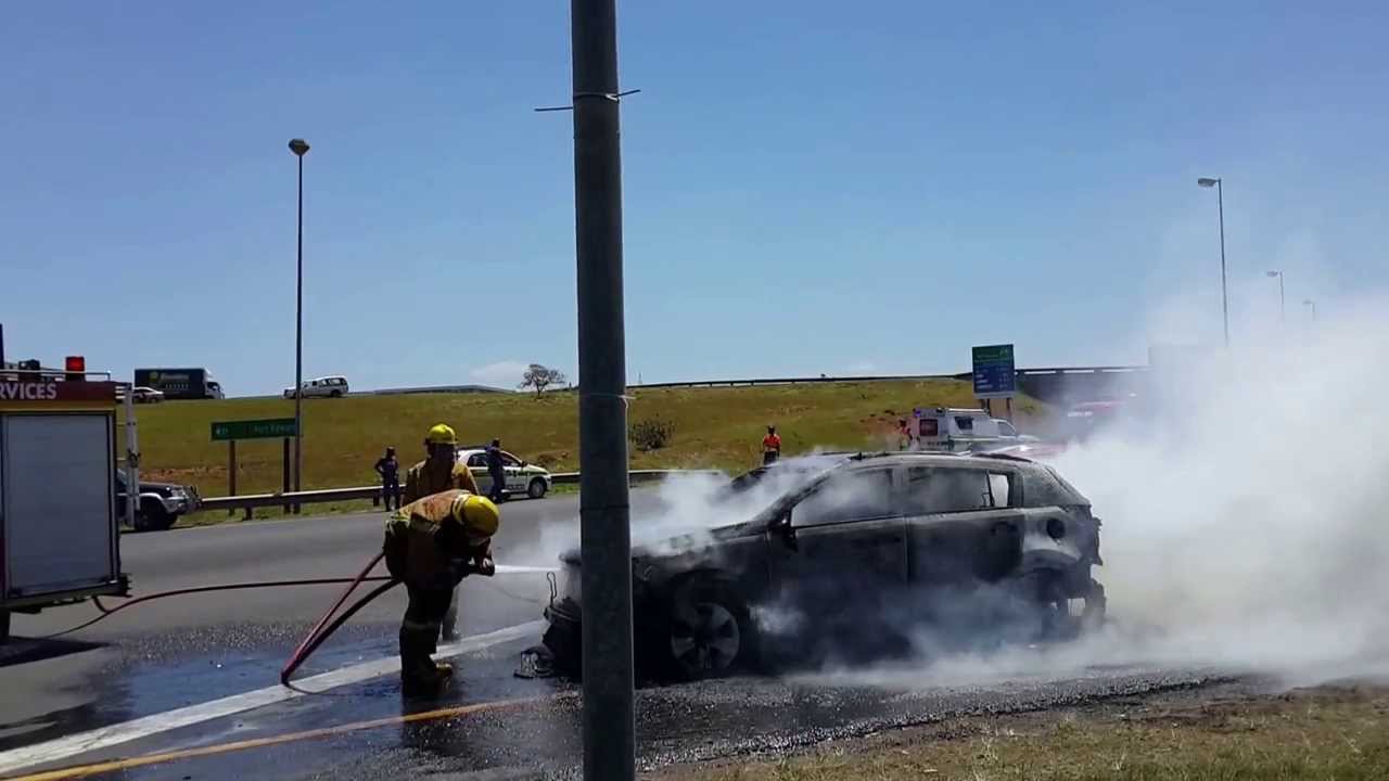 Kia on fire.. - YouTube