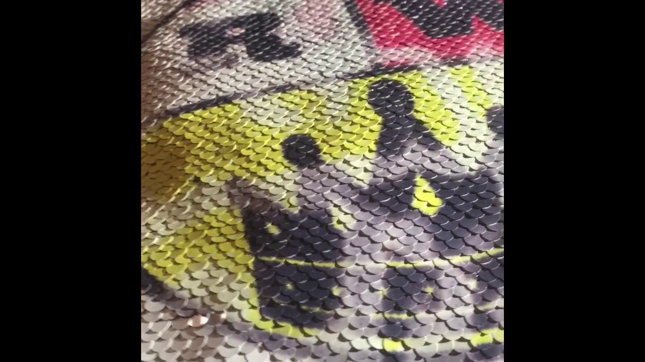 Sublimation Printing On Sequin Pillow - YouTube