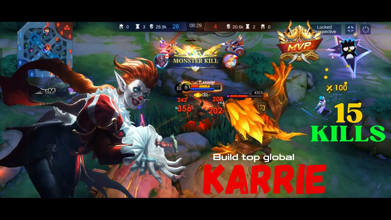 KARRIE NEW BUILD GUIDE 2024 | HIGH DAMAGE BUILD | BUILD TOP GLOBAL NO.1 ...