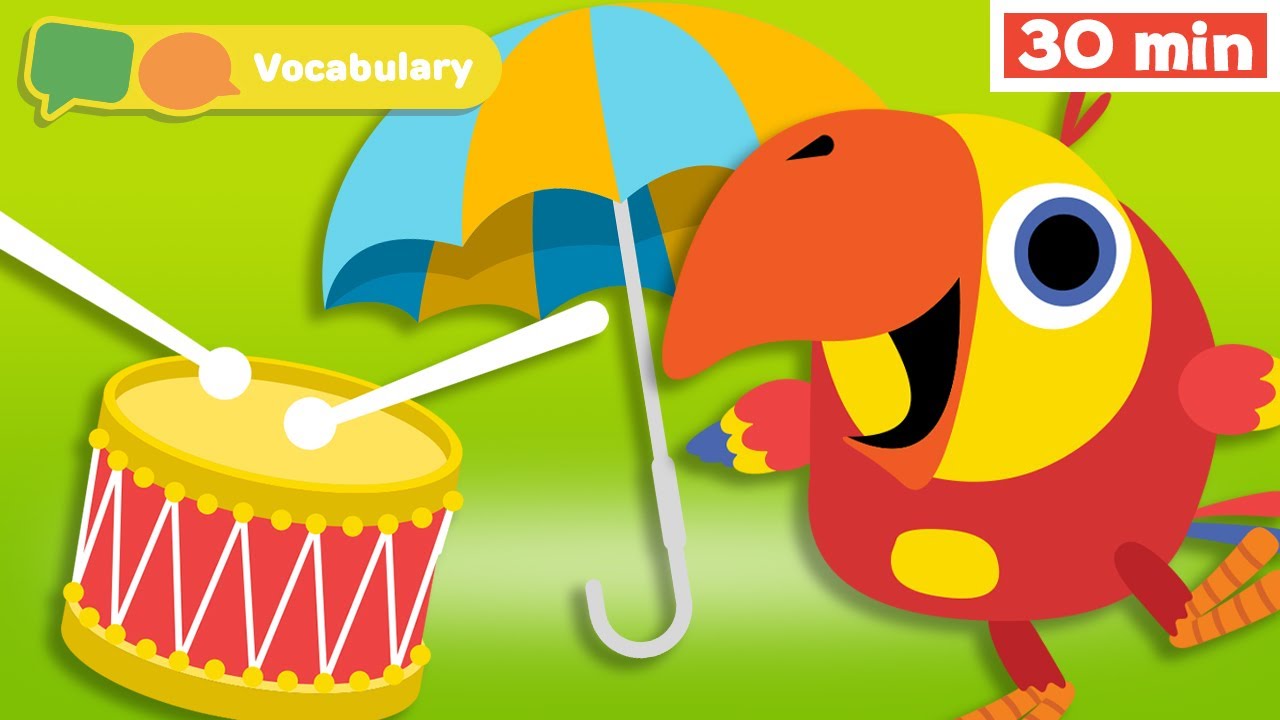 Learning First Words w Larry | Sensory Stimulation for Babies ...
