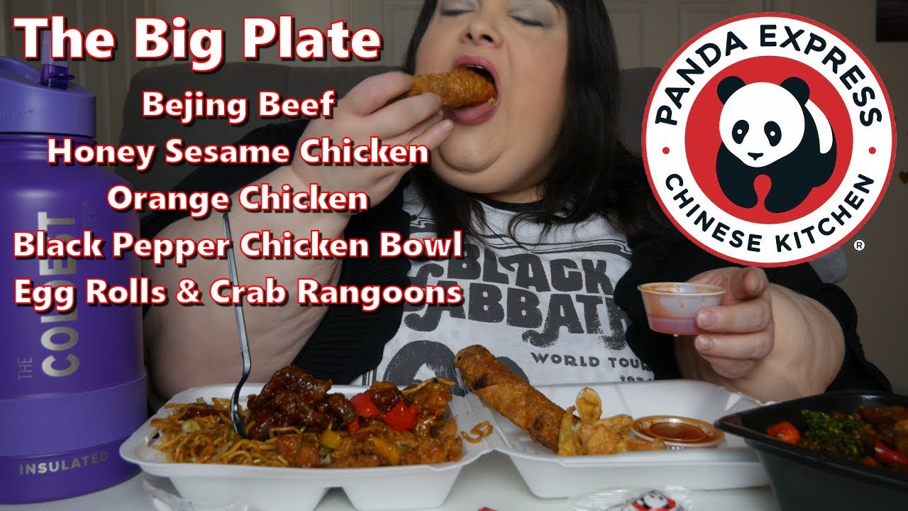 Panda Express Big Plate Mukbang YouTube Panda Express Big Plate Mukbang YouTube