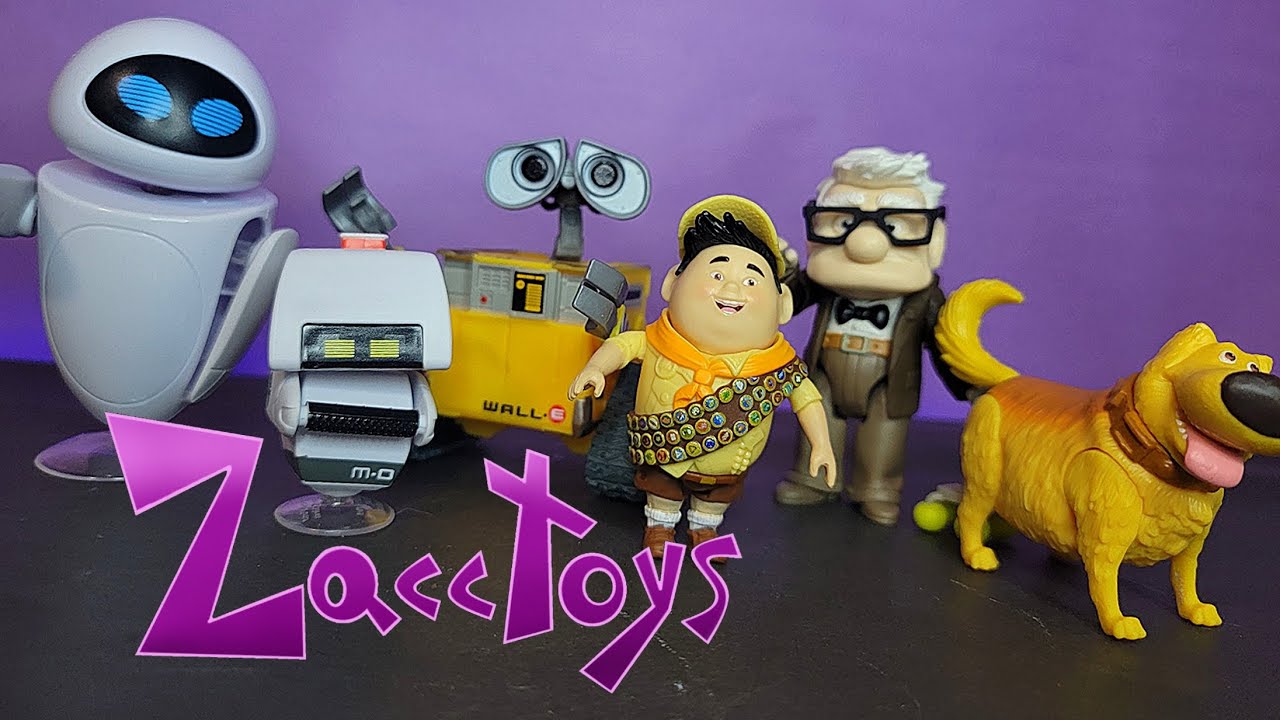 Mattel Disney Pixar's Storytellers Wall-E and Up Collector Sets Action ...