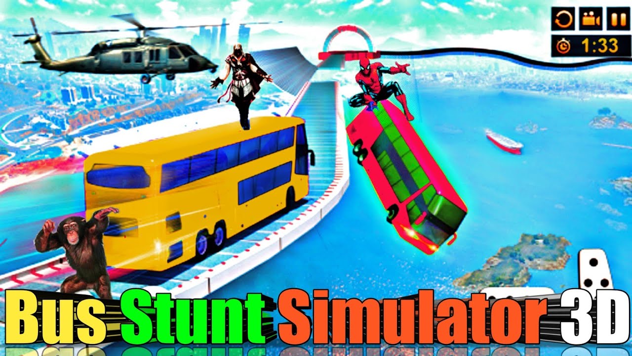 Bus Stunt Simulator |Bus Game|Bus Racing| #games #viralvideo #gaming ...