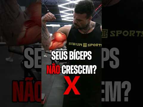 PORQUÊ seu BÍCEPS NÃO CRESCE! 💪 #musculação #academia #treino #laerciorefundini #maromba #fitness