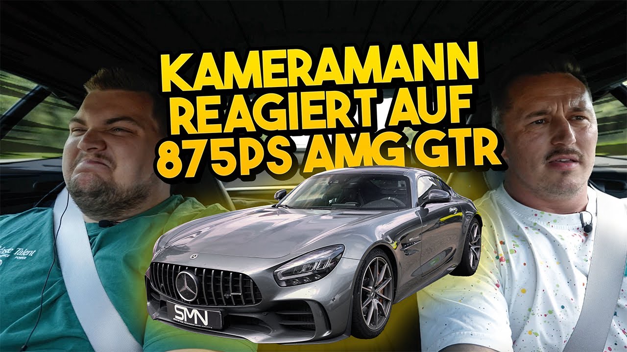 Kameramann reagiert auf 875 PS AMG GTR 😱 | Simon Motorsport - YouTube